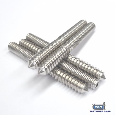 Double Threaded Lag Screws | 316 Fastening Shop