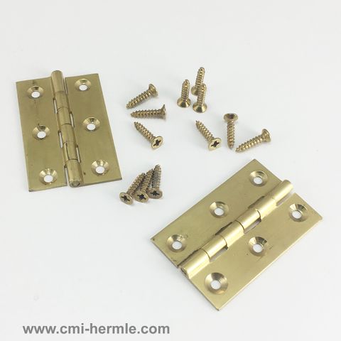 Buy Brass Hinge 2 inch (pair) in Australia - CMI Hermle