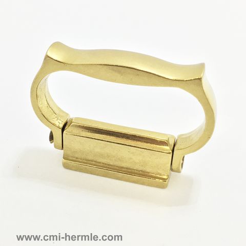 Brass Bracket Clock Handle 55mm x 44mm - Clock Movement Importers
