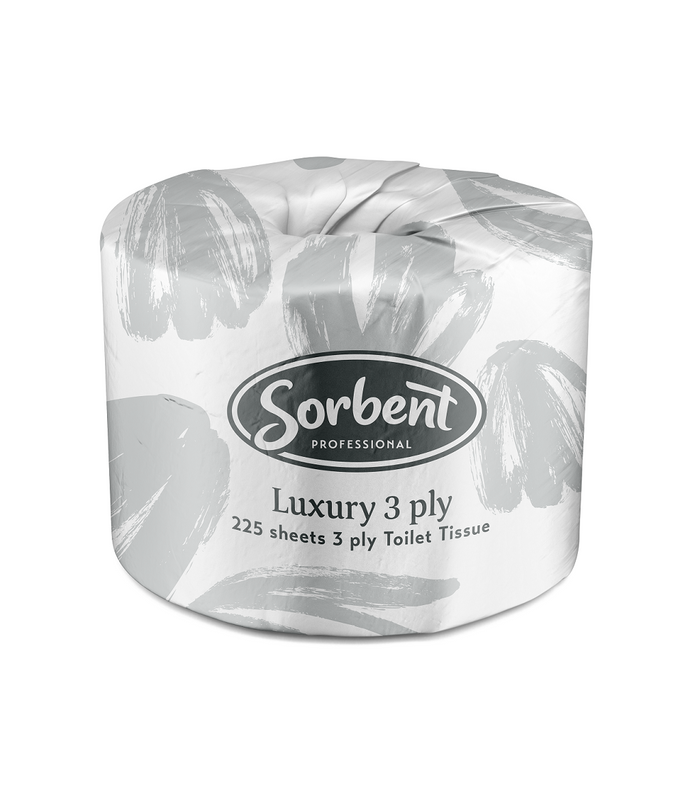 SORBENT Professional Luxury Toilet Tissue 3Ply 225 Sheet (48 ...