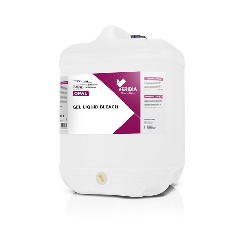 OPAL Gel Liquid Bleach 20L Commercial Cleaning & Hygiene consumables