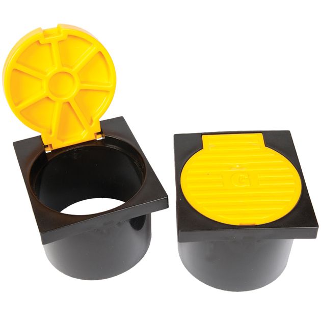 Plastic Toby Box, Gas Yellow ,Materials - Valves and Hydrants,Plastic ...