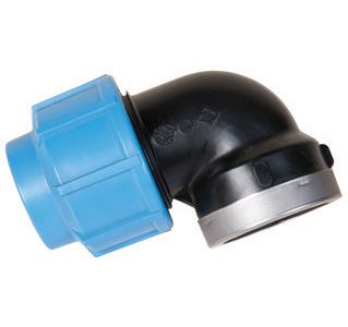 Poly Metric Female Elbow 20 mm x ¾" ,Materials - Fittings and ...