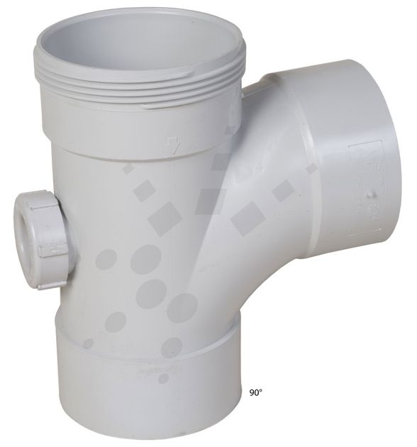 PVC DWV Inspection Junction 90° x 50 mm ,Materials - Fittings and ...