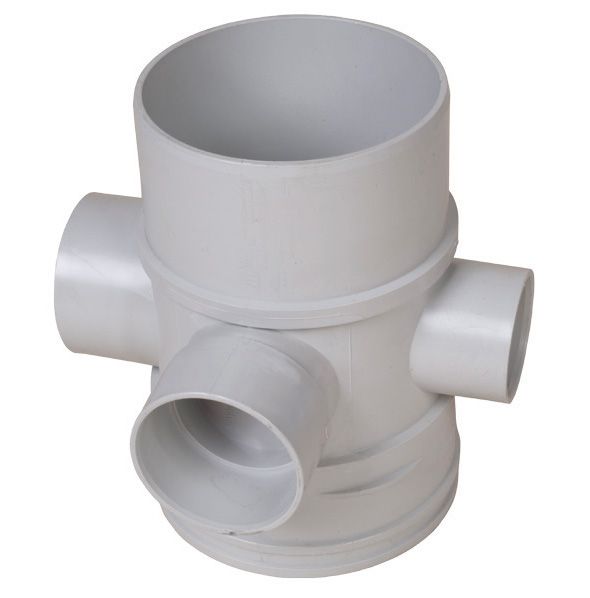 PVC DWV 4-Way Riser 80/50/40/40/40 mm ,Materials - Fittings and ...