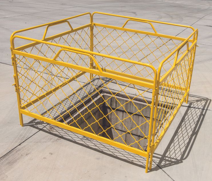 Foldaway Manhole Guard ,Safety,Confined and Height Safety,Manhole ...