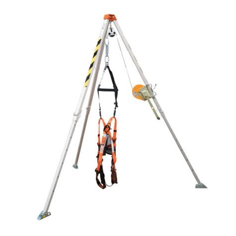 Winch Style Tripod Kit 2.1 m ,Safety,Confined and Height Safety,Manhole ...