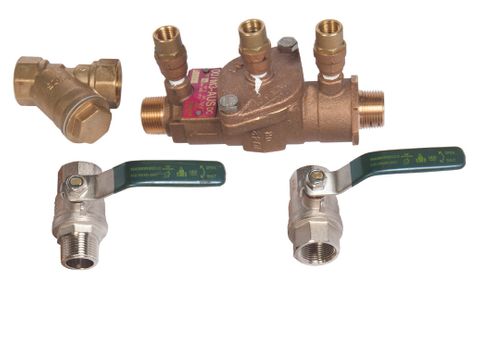 Watts 007 DCV Kit Ball Valve Type 15 mm ,Materials - Valves and ...