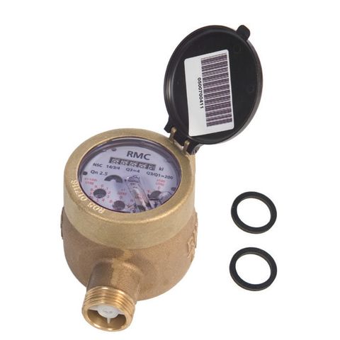 Meter Thread Multijet Single Check Water Meter 20 mm ,Materials ...