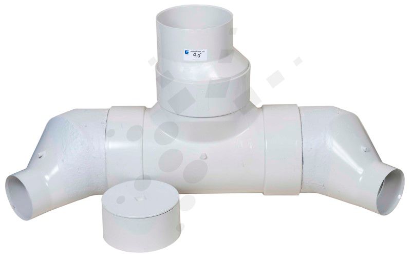 Maintenance Shaft Elbow 45° x 150 mm ,Materials - Fittings and ...