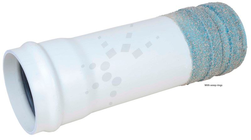 PVC DWV Sanded Socket Manhole Connector 100 mm ,Materials - Fittings ...