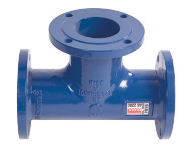 Flange Tee 100 mm ,Materials - Fittings and Components,Cast Iron ...