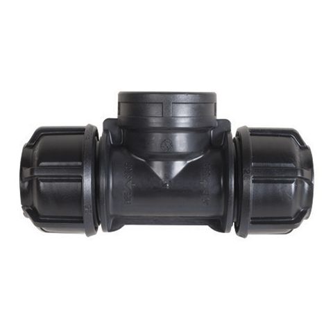 Poly Metric Philmac 3G Female Tee 20 mm x ¾" ,Materials - Fittings and Components,Poly ...