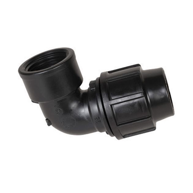 Poly Metric Plasson Female Elbow 20 mm x ¾" ,Materials - Fittings and ...
