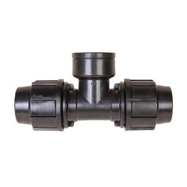 Poly Metric Plasson Female Tee 20 mm x ¾" ,Materials - Fittings and ...