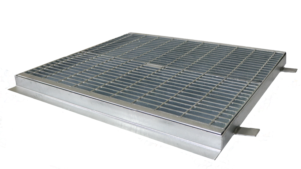 Galvanised Grate Hinged Style Class D 900 x 600 mm ,Materials ...
