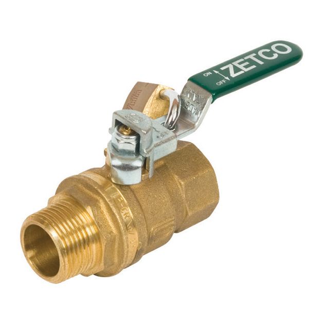 Ball Valve DZR Lockable Lever M x F ,Materials - Valves and Hydrants ...