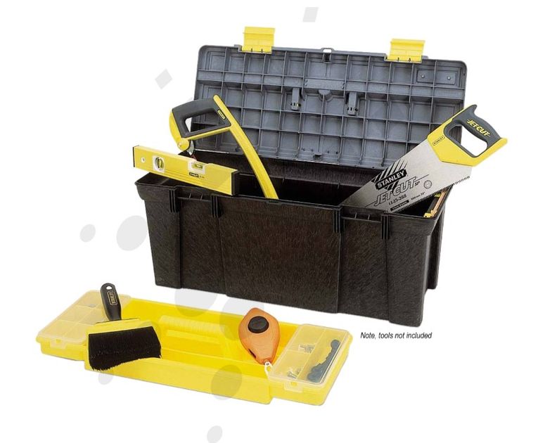 Plastic Tool Box with Tray, Large ,Trade Tools and Equipment,Tool ...