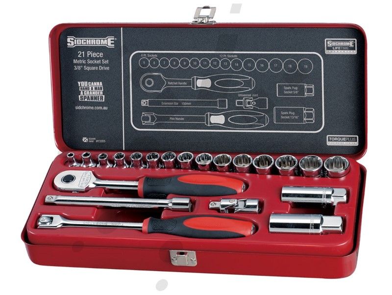 Sidchrome Metric 3/8” Drive Socket Set ,Trade Tools and Equipment ...