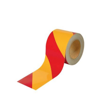 Ref Tape Class 2 Red Yellow 100mmx45.7m ,Safety,Site Safety ...