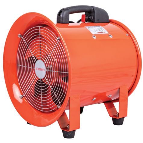 12in Axial Blower Fan ONLY ,Safety,Confined and Height Safety,Manhole ...