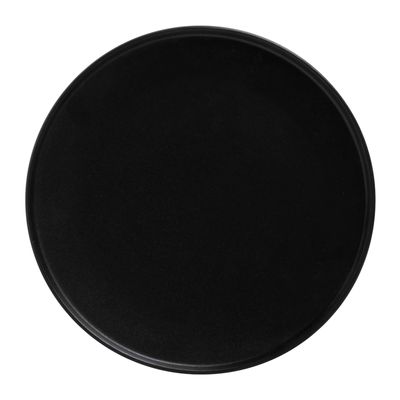 PLATE HIGH RIM BLACK 26.5CM, MW CAVIAR Maxwell & Williams - CROCKERY,M ...