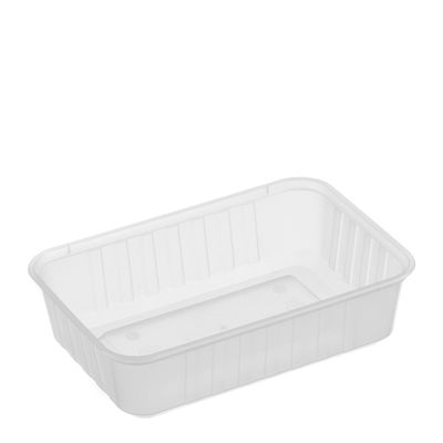 RIBBED FREEZER GRADE NATURAL CONTAINER, GENFAC - Chef’s Hat