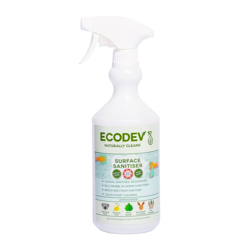 SANITISER SURFACE SPRAY 750ML, ECODEV - CHEF TOOLS,CLEANING - Chef’s Hat