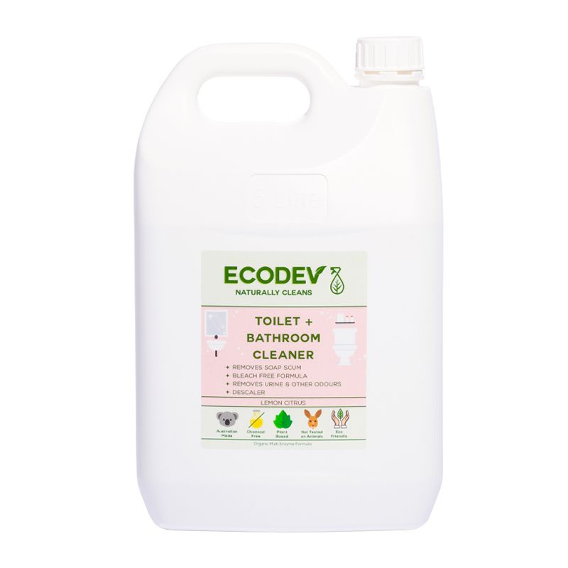 TOILET/BATHROOM CLEANER 5LT, ECODEV Ecodev - CHEF TOOLS,CLEANING - Chef’s Hat