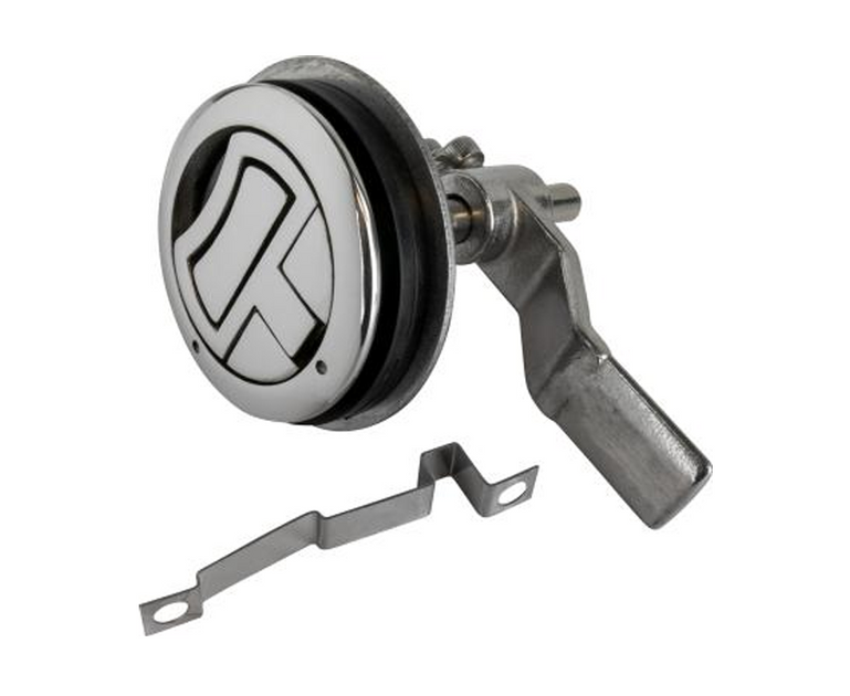 Stainless Round Latch 76mm