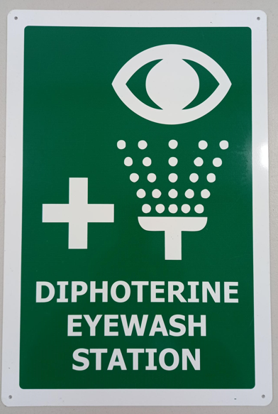 Prevor Diphoterine Eyewash Sign PVC 300x450mm | Amare Safety