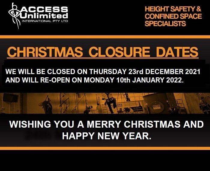 CHRISTMAS CLOSURE DATES 2021/22