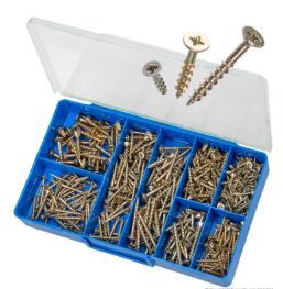 Assortment screw kits so you have a selection of sizes on hand