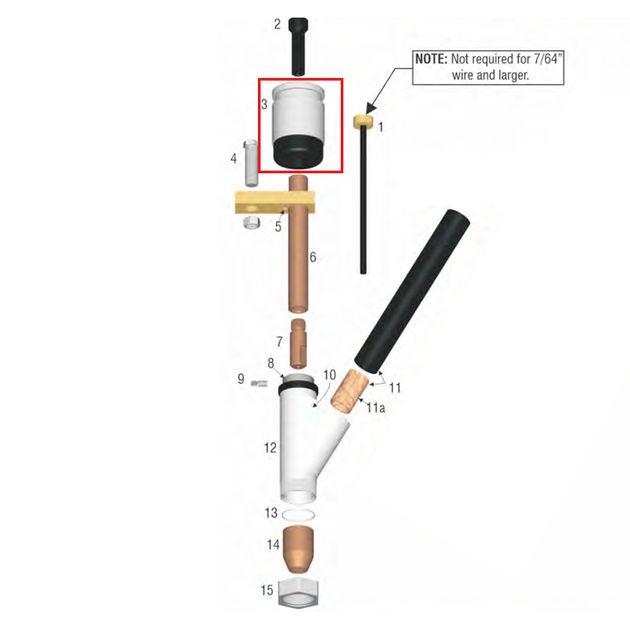 Subarc K231 Nozzle Insulator - ARC Welding Supplies