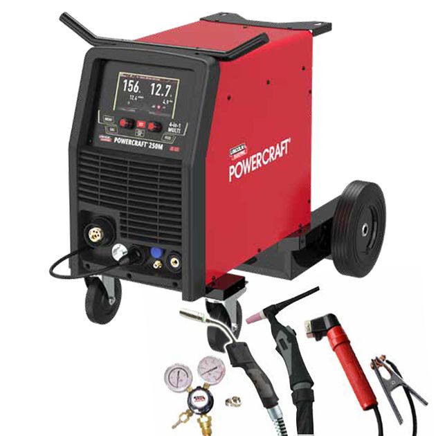 Lincoln Powercraft 250M 4-in-1 Welder - ARC Welding Supplies