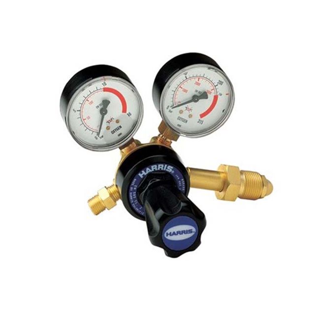 Harris Oxygen Regulator 801 - Side Inlet - ARC Welding Supplies