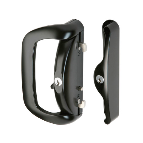 SCHLAGE STELLA SD51 SLIDING DOOR LOCK D/CYLINDER - BLACK Athco ...