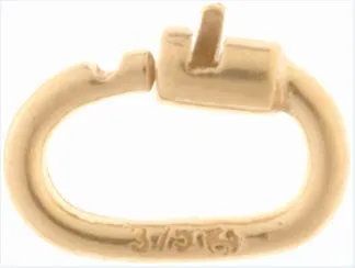 Link Lock - Sterling Silver 6mm x 4mm | Australian Jewellers Supplies