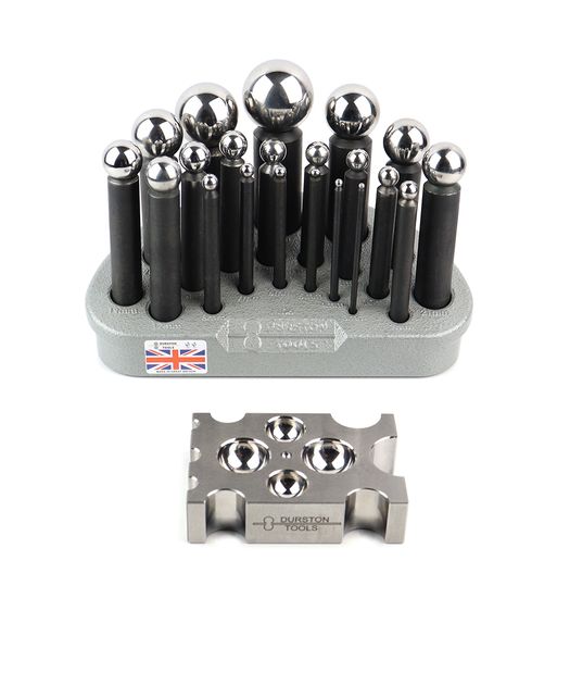 Dapping Set - Durston 3mm to 21mm | Australian Jewellers Supplies