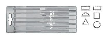 Vallorbe Needle File Set of 6 in Pouch-140mm Cut 0 | Australian ...