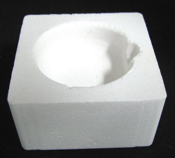 Ceramic Crucible High Temp - Square - #70 | Australian Jewellers Supplies