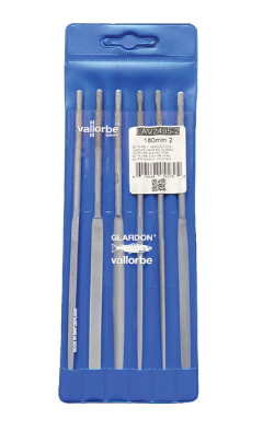 Vallorbe Valtitan File Set 6 in Pouch 180mm Cut 2 | Australian ...