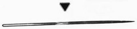 Needle File - Vallorbe Three Square 160mm Cut 0 | Australian Jewellers ...