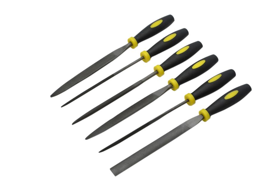 Utility File Set of 6 with Handles - 160mm | Australian Jewellers Supplies