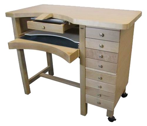 Workbench - MPF Wood Top 8 Drawer | Australian Jewellers Supplies
