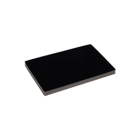 Plain Flock Foam Insert Black 124x190mm | Australian Jewellers Supplies
