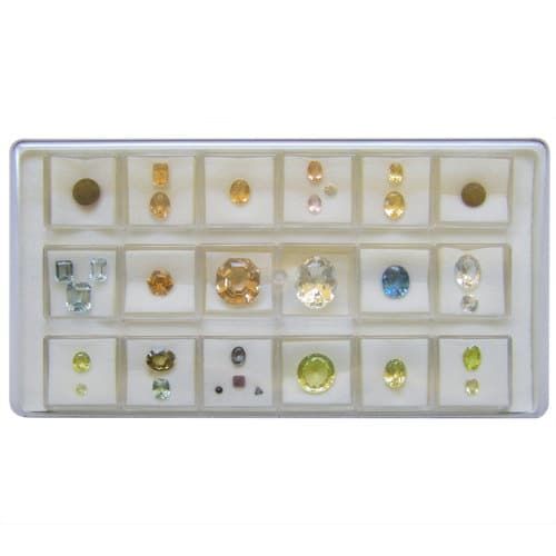 Multi Gemstone Case (18 cases in display) WHT/WHT | Australian ...