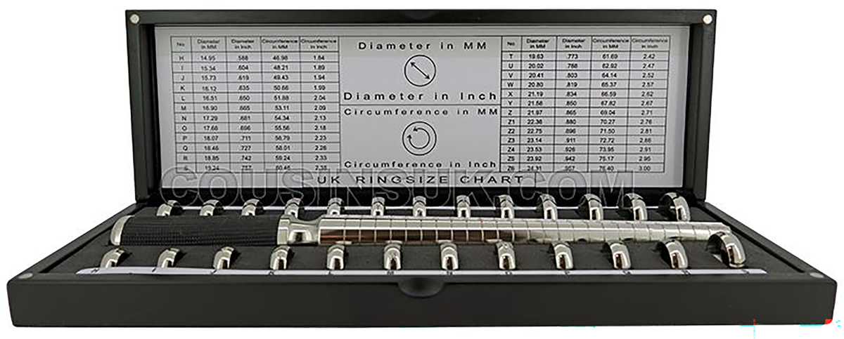 Economy Ring Gauge Box Set H-Z+6 | Australian Jewellers Supplies