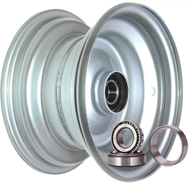 8"x5.50" Steel Rim, 52mm Bore, 85mm Hub Length, 52mm x 25mm HS Taper ...