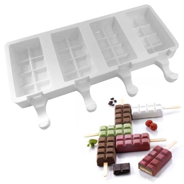 ICE BLOCK/CUBE POPSICLE SILICONE MOULD
